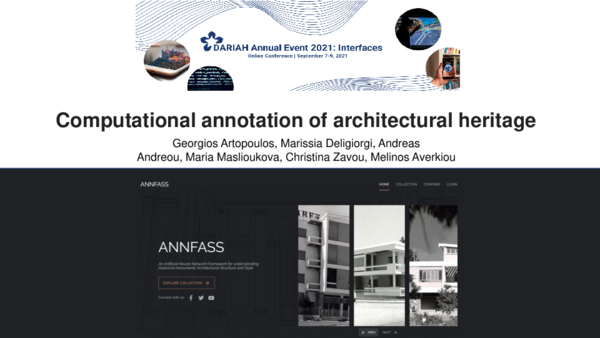 (PDF) Computational annotation of architectural heritage