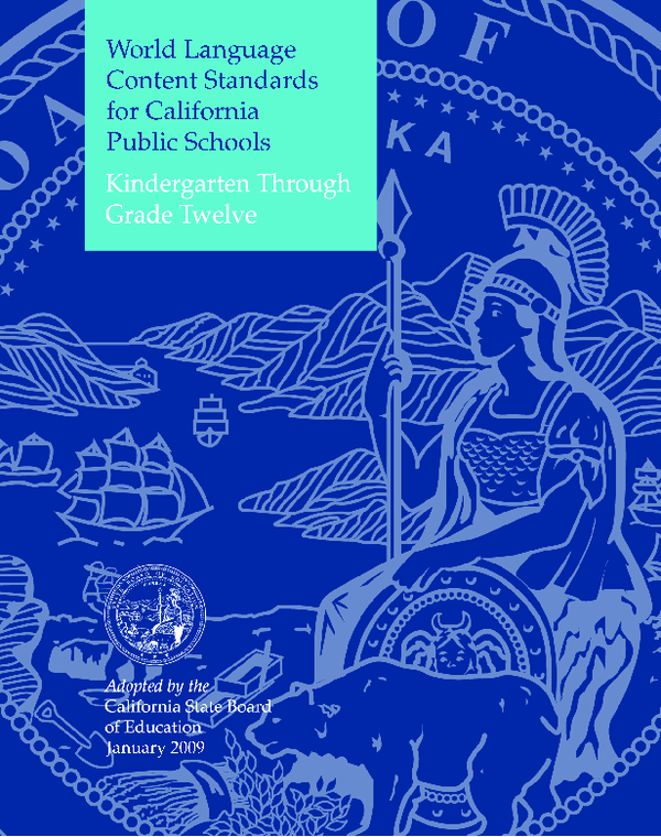 (PDF) World Language Content Standards for California Public Schools ...