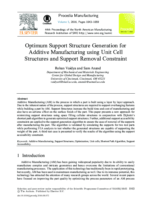 (PDF) Development of Guidelines for Support Structure Design and ...
