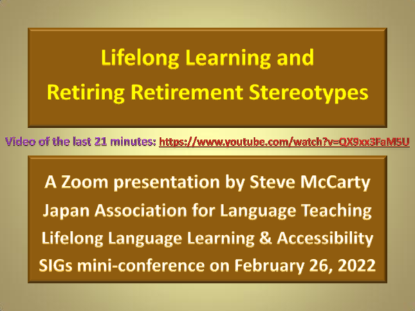 (PDF) Retiring Retirement Stereotypes, a presentation on Career Tapering