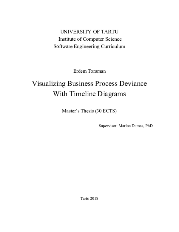 (PDF) Visualizing Business Process Deviance With Timeline Diagrams
