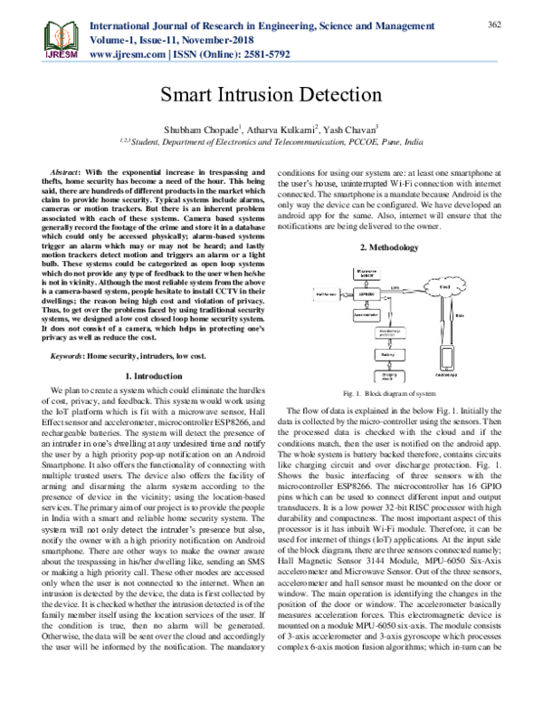 (PDF) Smart Intrusion Detection