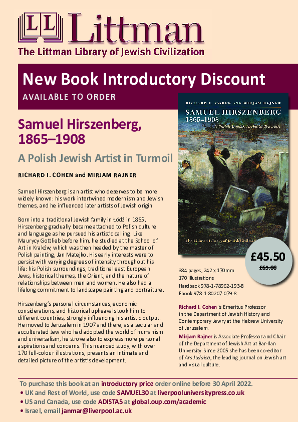 (PDF) Richard I. Cohen and Mirjam Rajner, Samuel Hirszenberg (1865-1908 ...