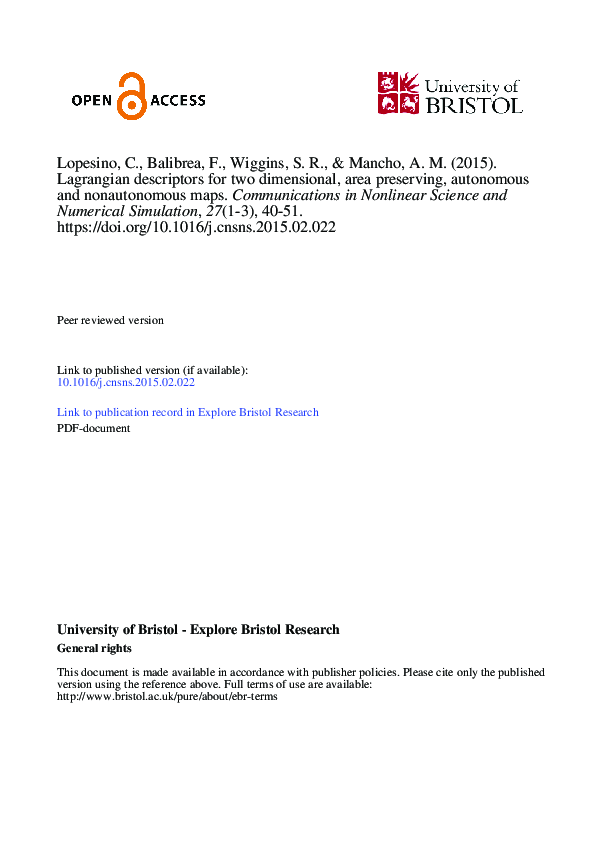 Lagrangian Descriptors for Two Dimensional, Area Preserving, Autonomous and Nonautonomous Maps