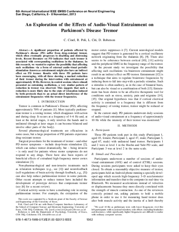 (PDF) An exploration of the effects of audio-visual entrainment on ...