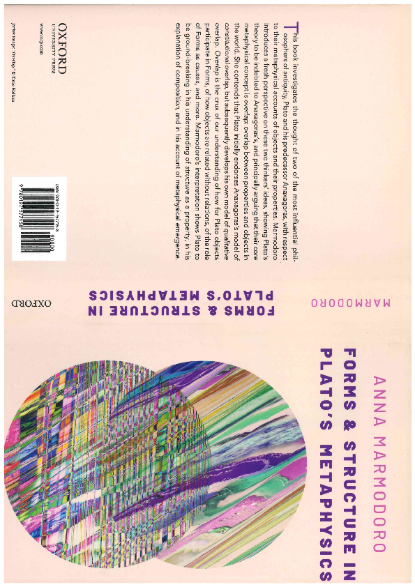 (PDF) Forms and Structure in Plato's Metaphysics