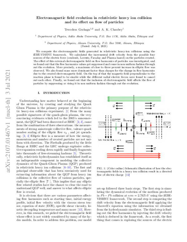(PDF) Electromagnetic Field Evolution in Relativistic Heavy Ion ...