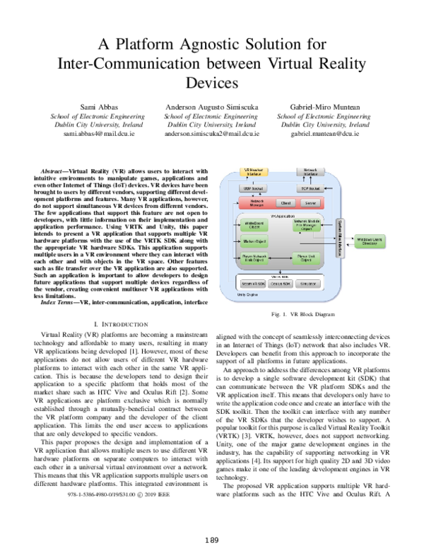 (PDF) A Platform Agnostic Solution for Inter-Communication between ...