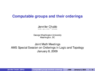 (PDF) Joint Math Meetings AMS Special Session on Orderings in Logic and ...