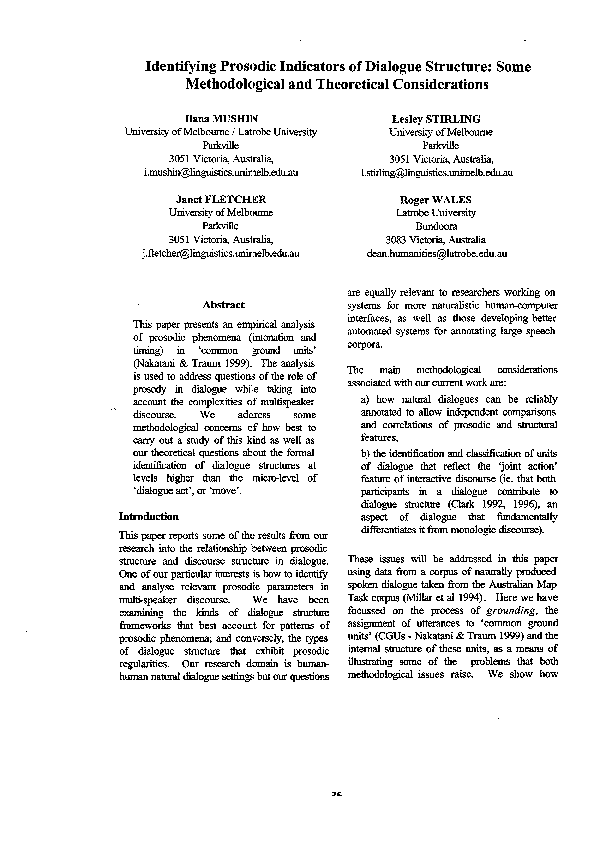 structure de la question de corpus