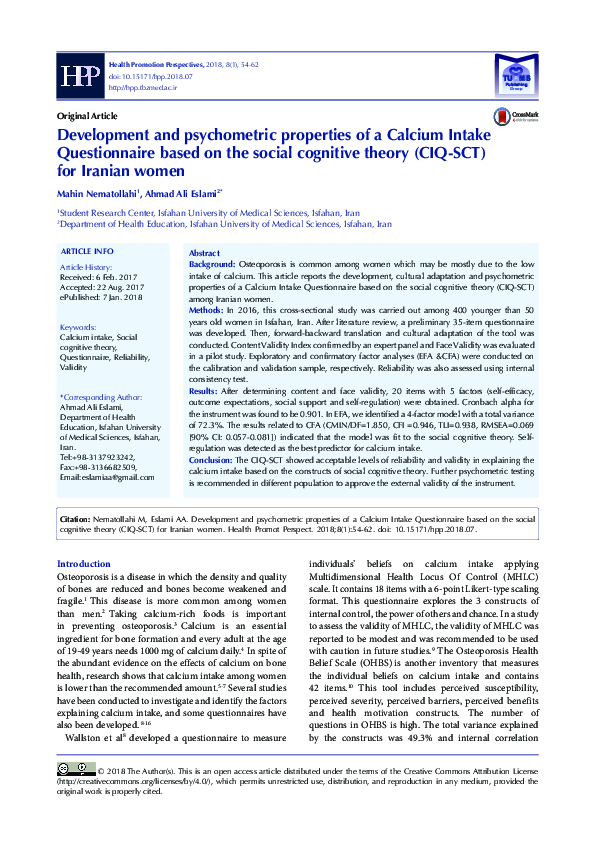 (PDF) Development and psychometric properties of the Carer – Head ...