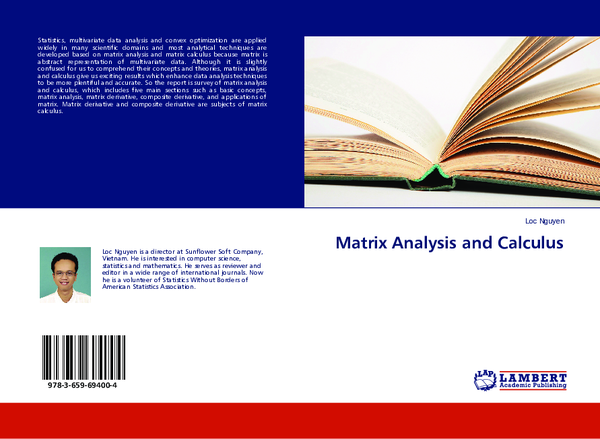(PDF) Matrix Analysis and Calculus