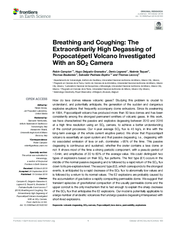 (PDF) Breathing and Coughing: The Extraordinarily High Degassing of ...