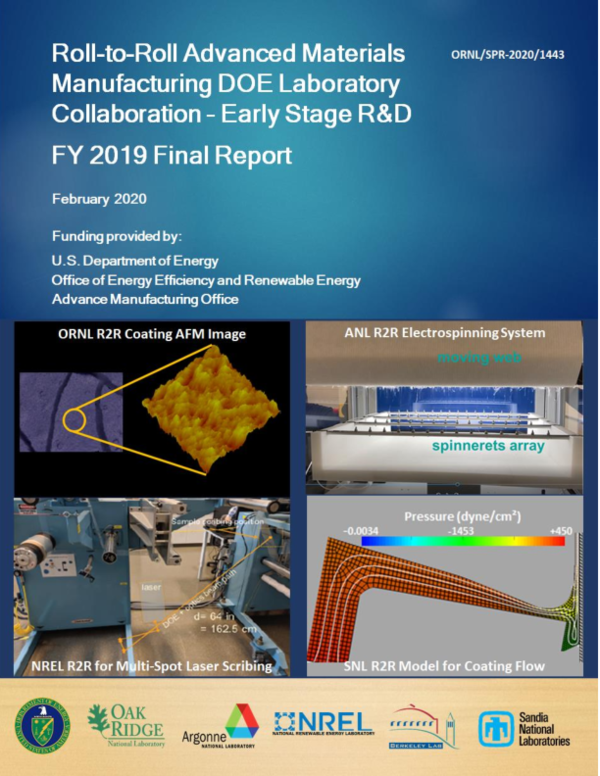 (PDF) Roll-to-Roll Advanced Materials Manufacturing DOE Laboratory ...