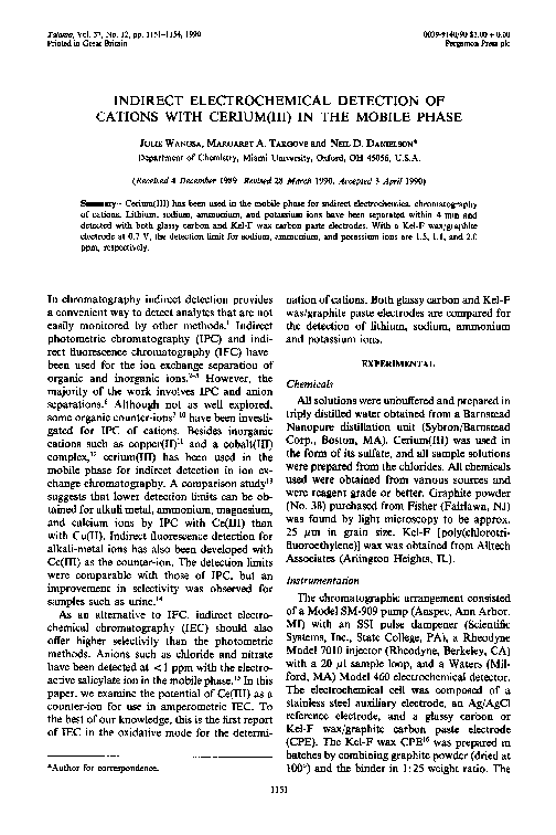 (PDF) Indirect electrochemical detection of cations with cerium(III) in ...