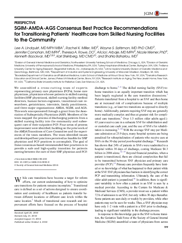 (PDF) SGIM-AMDA-AGS Consensus Best Practice Recommendations for ...