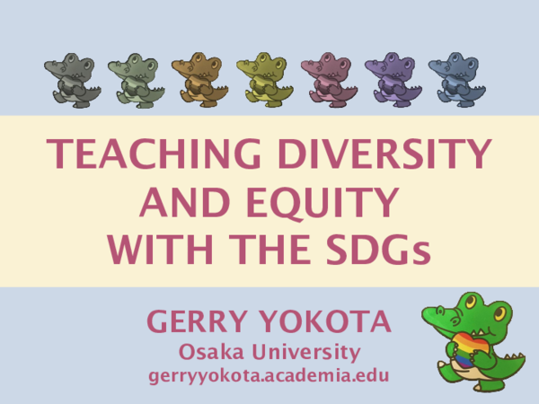 (PDF) Yokota (2022) Teaching Diversity and Equity with the SDGs