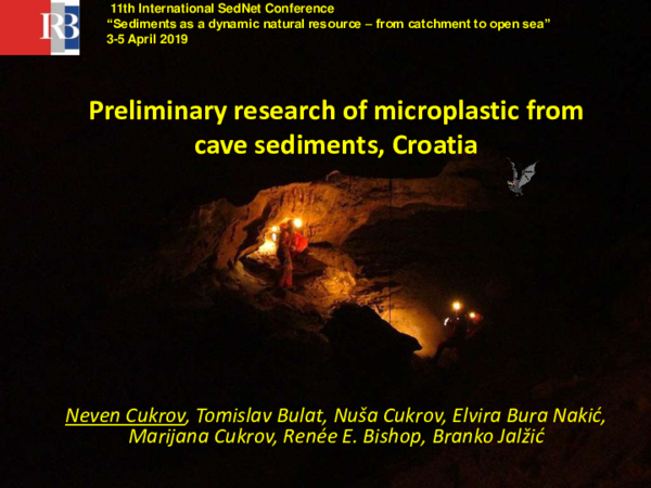 (PDF) Preliminary research of microplastic from cave sediments, Croatia