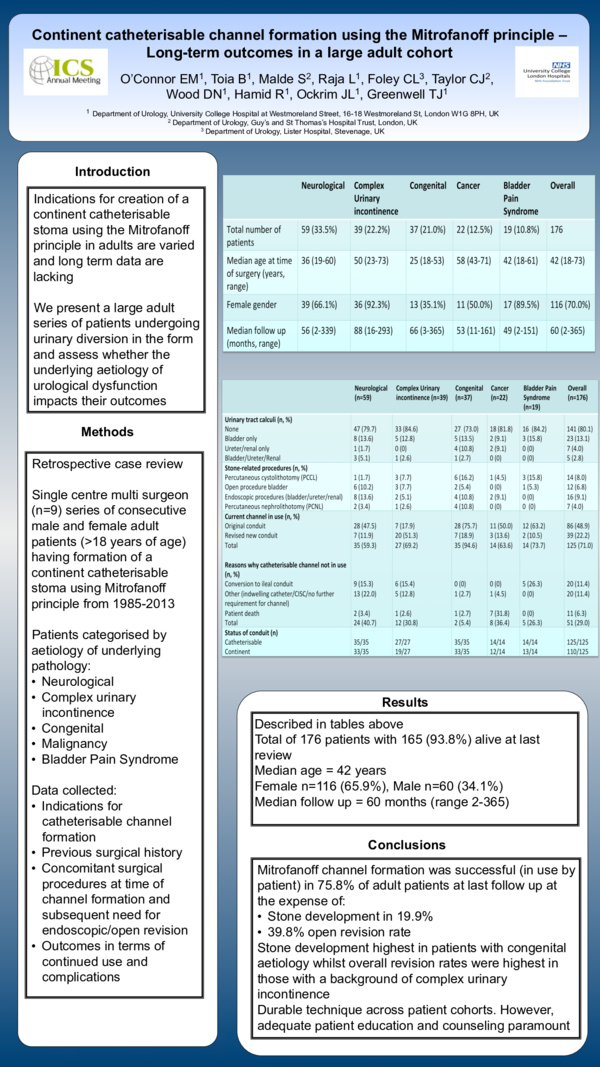 (PDF) Continent catheterisable channel formation using the Mitrofanoff ...