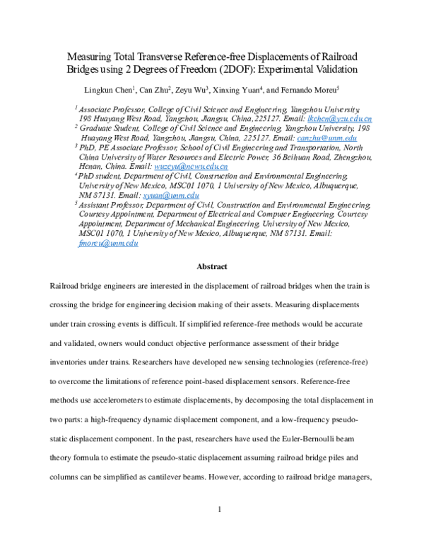 (PDF) Measuring Total Transverse Reference-free Displacements of ...
