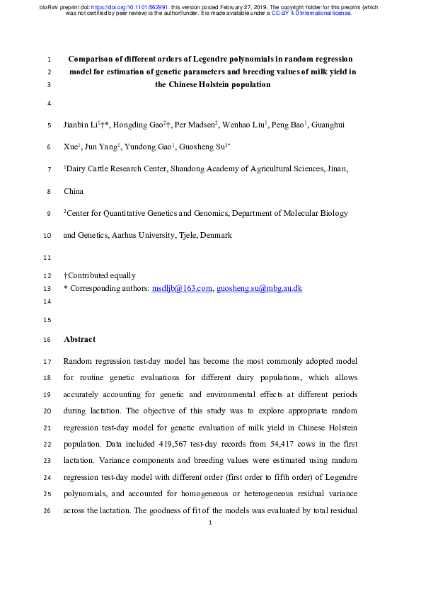 Pdf Comparison Of Different Orders Of Legendre Polynomials In Random