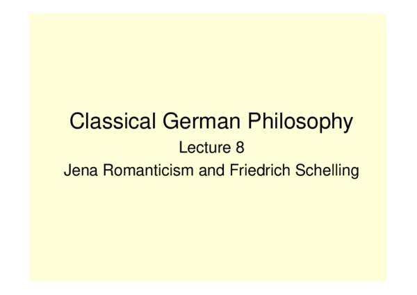 (PDF) Classical German Philosophy | Paolo Diego Bubbio - Academia.edu