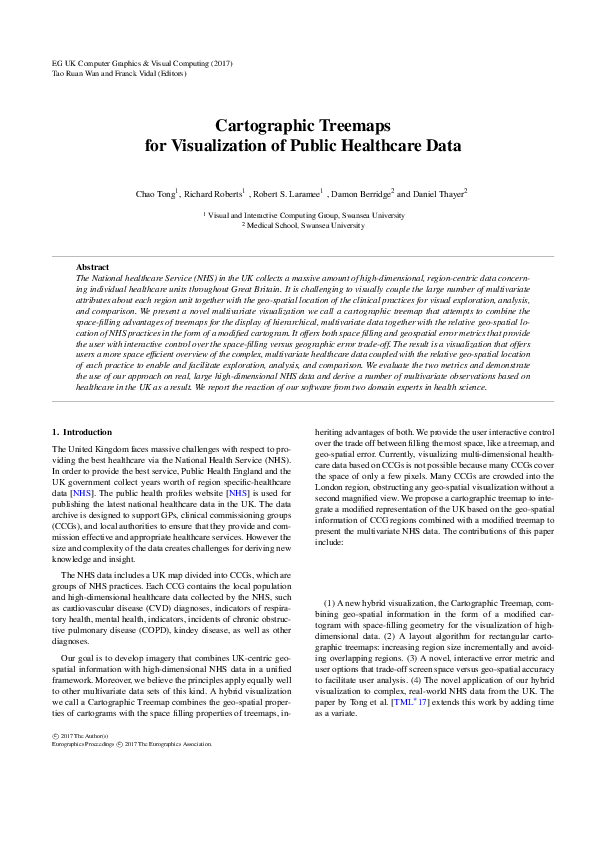 (PDF) Time-oriented Cartographic Treemaps for Visualization of Public Healthcare Data