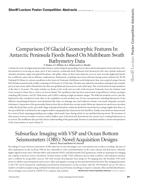 (PDF) ABSTRACT: Subsurface Imaging with VSP and Ocean Bottom ...