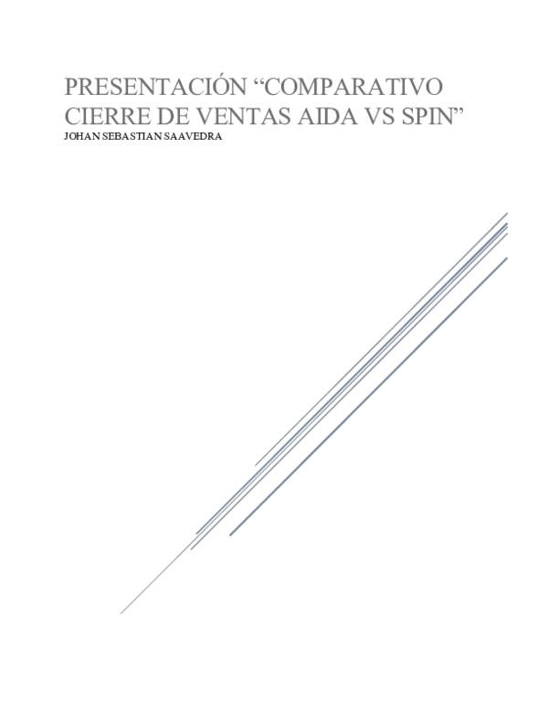 (DOC) PRESENTACIÓN "COMPARATIVO CIERRE DE VENTAS AIDA VS SPIN"
