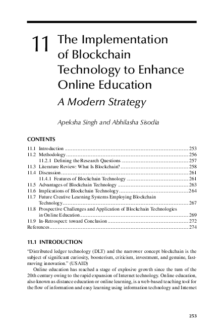 (PDF) The Implementation of Blockchain Technology to Enhance Online ...
