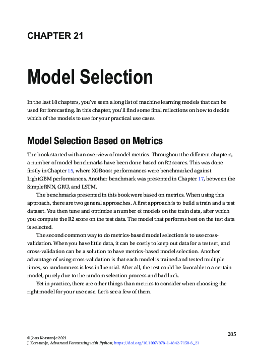(PDF) Model Selection