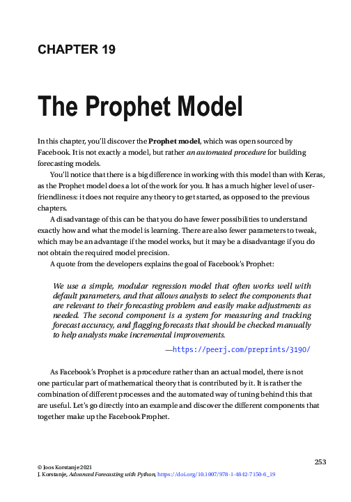 (PDF) The Prophet Model