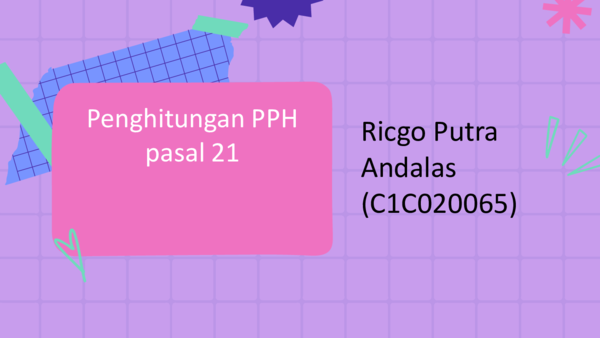(PDF) PPH pasal 21 = (penghasilan neto-PTKP) x tarif ps 17 UU PPH ...