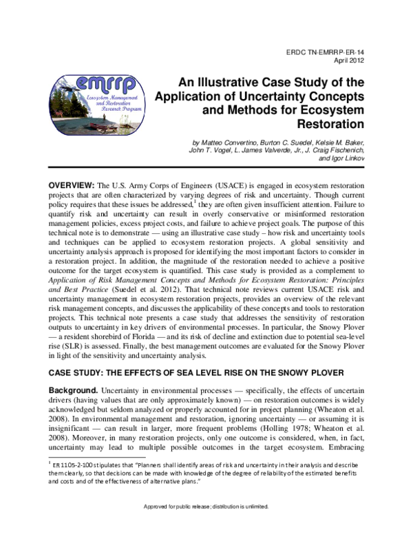(PDF) An Illustrative Case Study of the Application of Uncertainty ...
