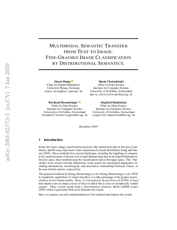 (PDF) Multimodal Semantic Transfer from Text to Image. Fine-Grained Image Classification by ...