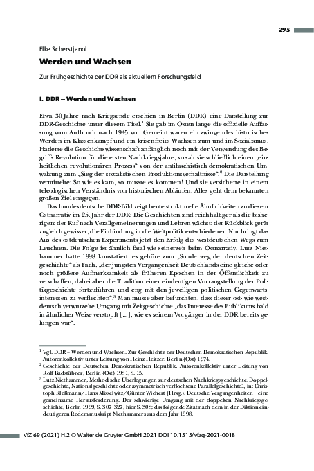 (PDF) Werden und Wachsen