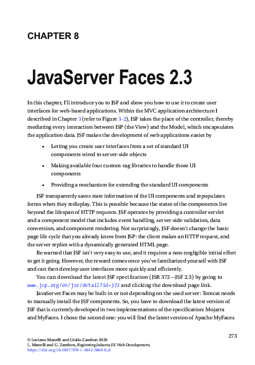 (PDF) JavaServer Faces 2.3