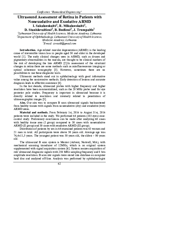 (PDF) Ultrasound assesment of retina in patiens with nonexudative and ...