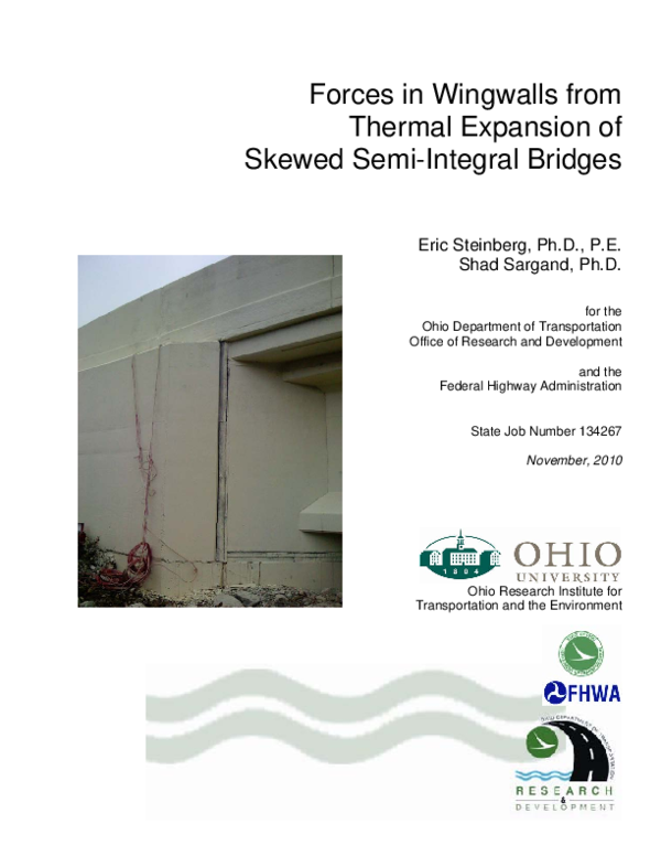 (PDF) Forces in Wingwalls from Thermal Expansion of Skewed Semi ...