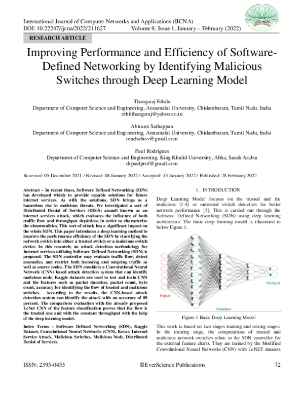 (PDF) Improving Performance and Efficiency of Software-Defined Networking by Identifying ...