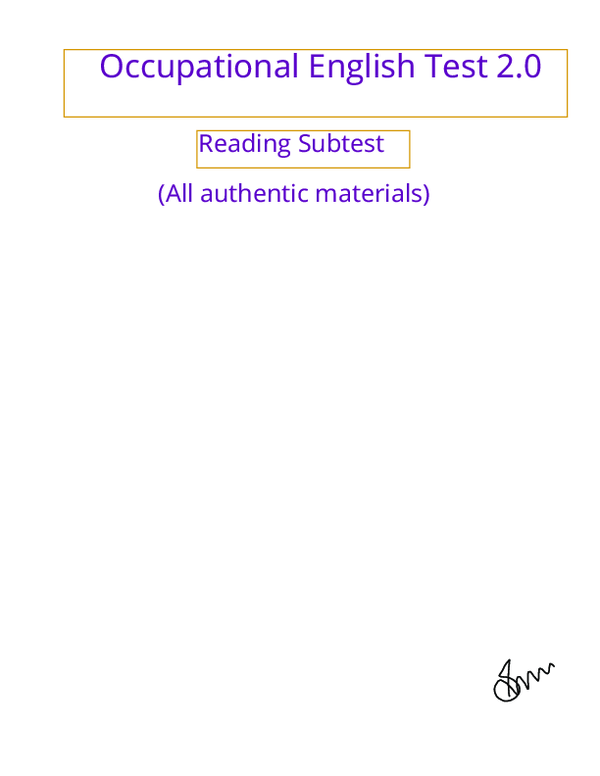 (PDF) Authentic Reading Materials