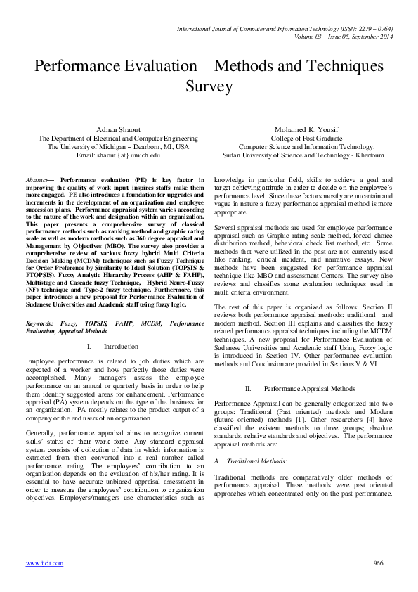 pdf-performance-evaluation-methods-and-techniques-survey-adnan