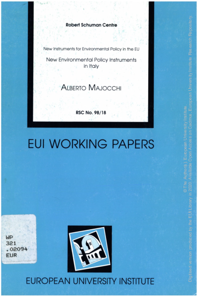 (PDF) Eui Working Papers