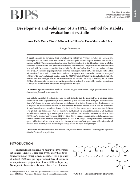 (PDF) Development and Validation of HPLC Method for Simultaneous Estimation of Clindamycin ...