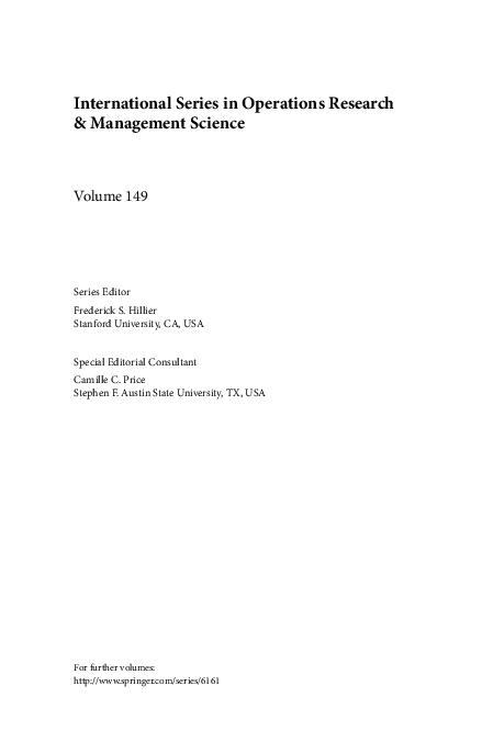 Pdf Linear Programming And Generalizations 