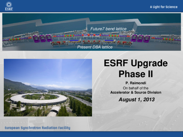 (PDF) Esrf Upgrade Phase II