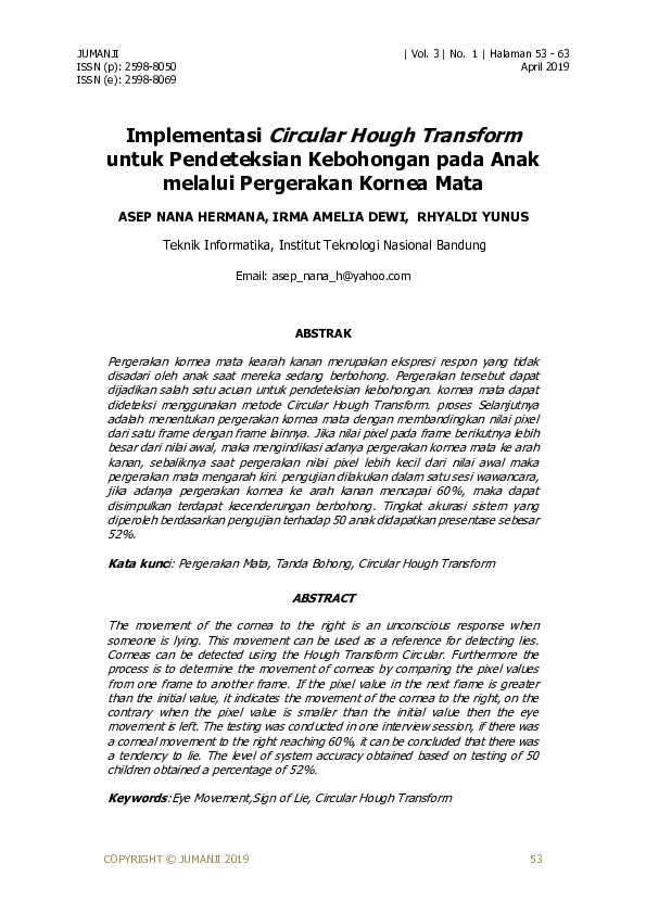 (PDF) Implementasi Circular Hough Transform untuk Pendeteksian ...