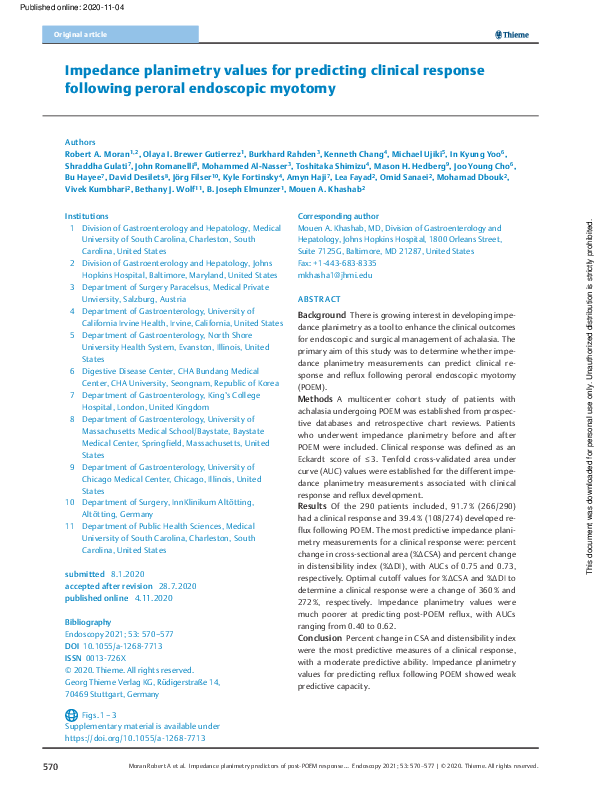 (PDF) Impedance planimetry values for predicting clinical response ...