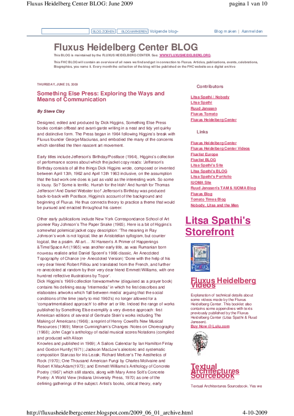 (PDF) Dick Higgins and his Something Else Press