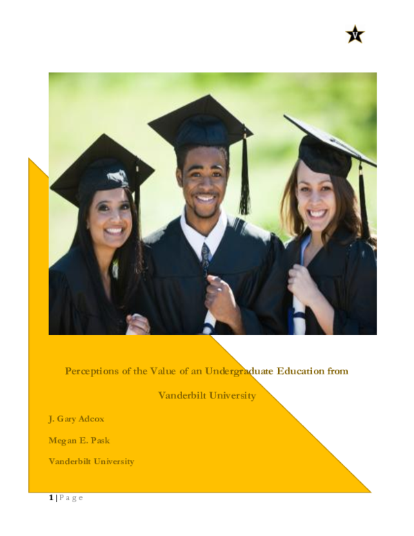 (PDF) Perceptions of the Value of an Undergraduate Education from ...